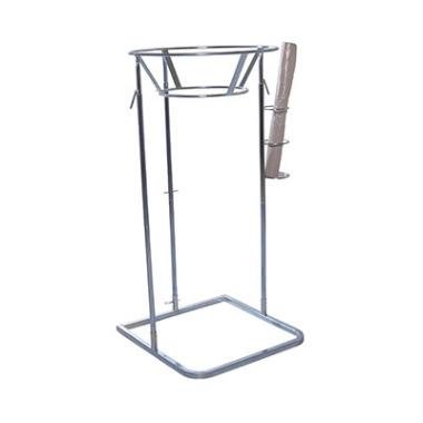 Affaldsstativ galvaniseret stål til plastopsamling 520 x 640 x h1020mm ...